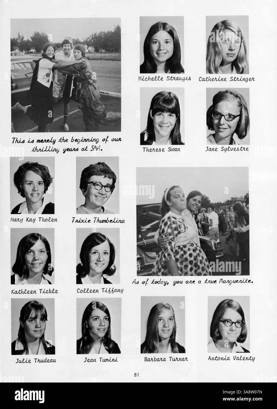This 1970 yearbook from St. Margaret's Academy presents the key moments ...