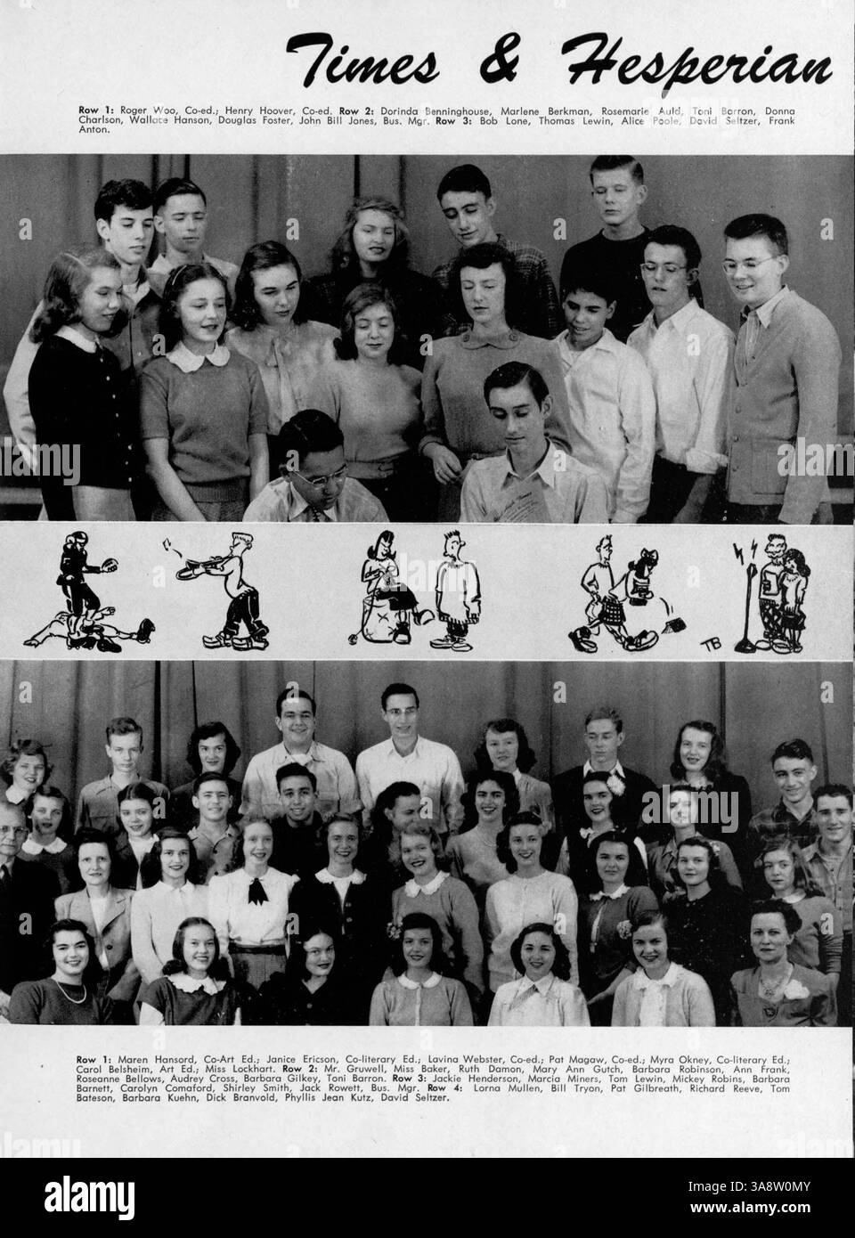 The 1948 West High Yearbook, The Hesperian, documents the major events ...