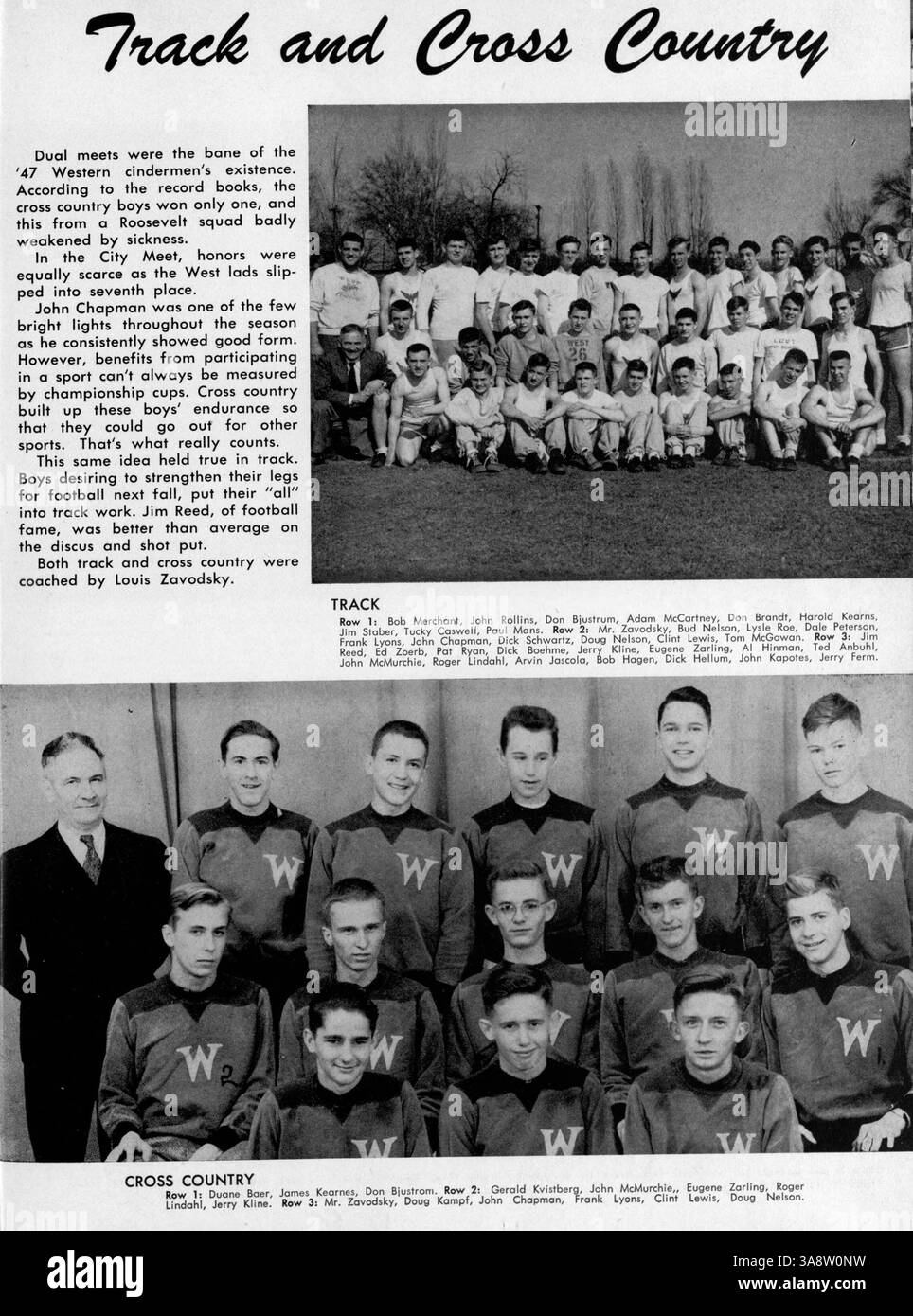 The 1948 West High yearbook, The Hesperian, features the school year's ...