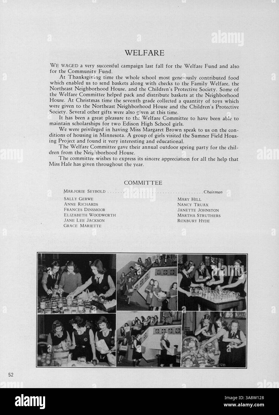 The 1941 Tatler yearbook from Northrop Collegiate reflects on the 1940 ...