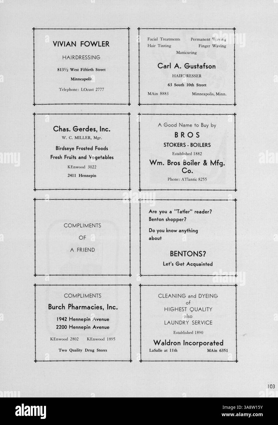 The 1941 Tatler yearbook offers a historical glimpse into student life ...