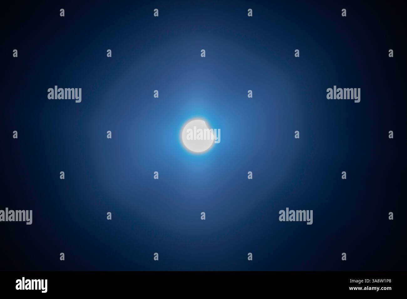 The partial solar eclipse over Paris and the Ile de France region on ...