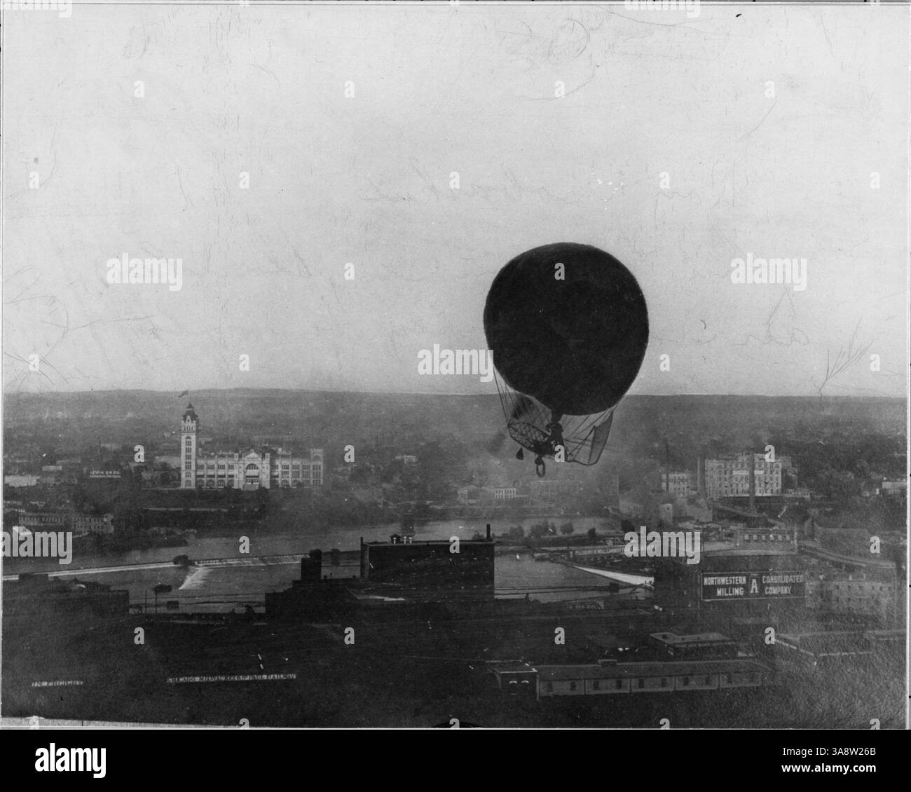Balloon flight records Black and White Stock Photos & Images - Alamy