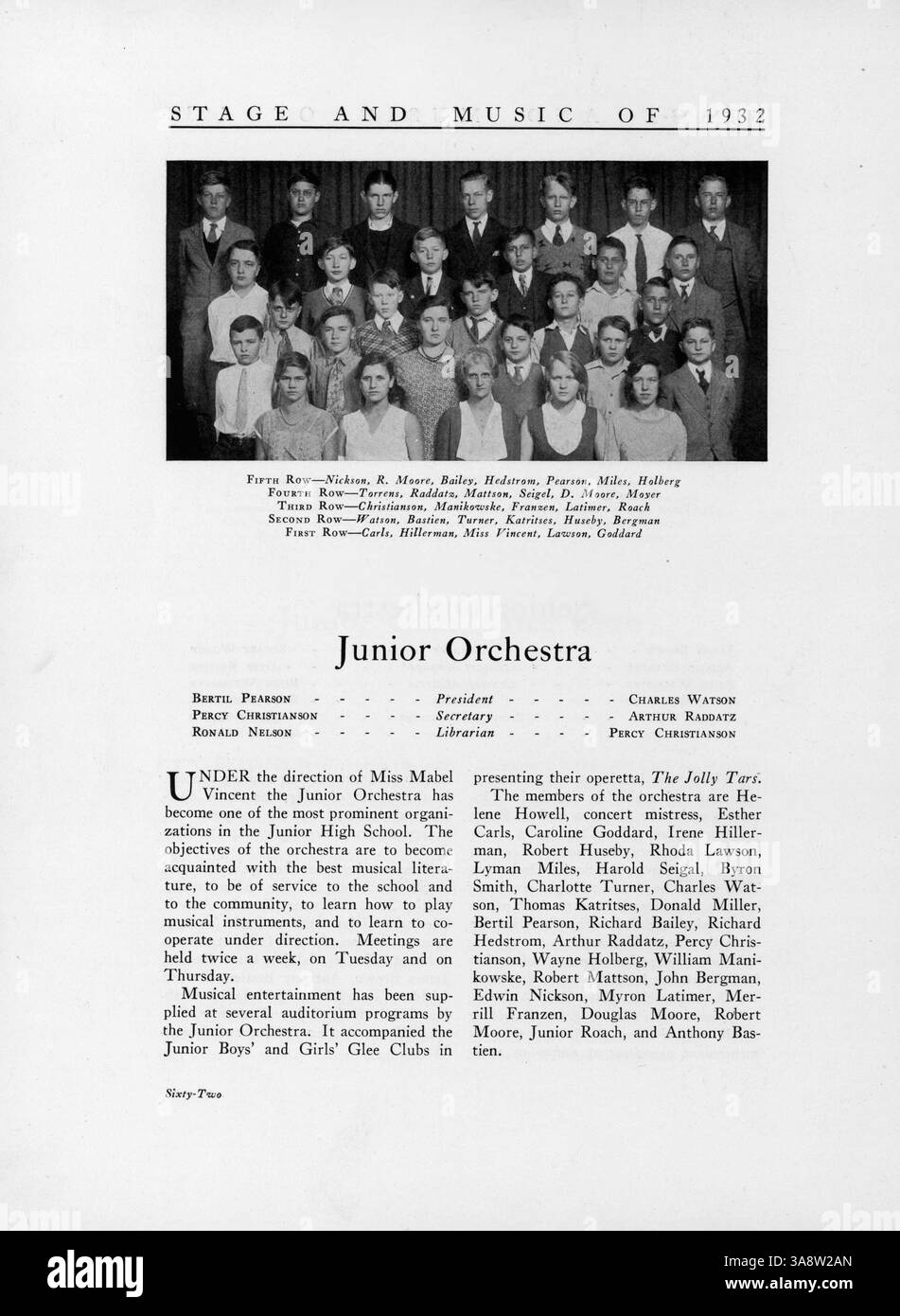 The 1932 edition of the Cardinal yearbook documents Marshall High School's 1931-1932 school year ...