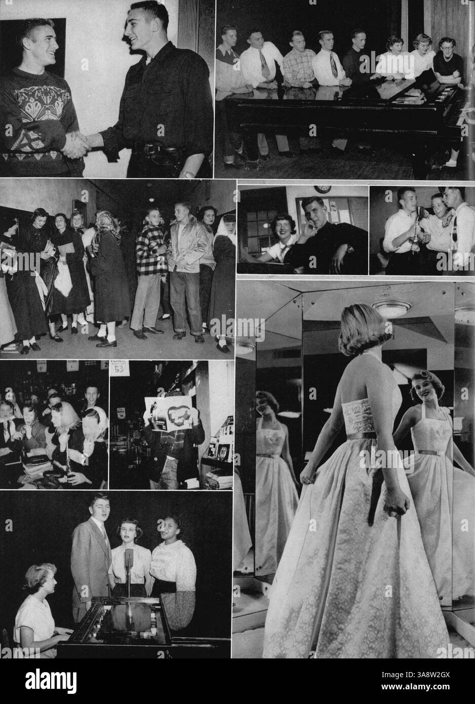 This high school yearbook from 1950, the Orator Yearbook, documents the ...