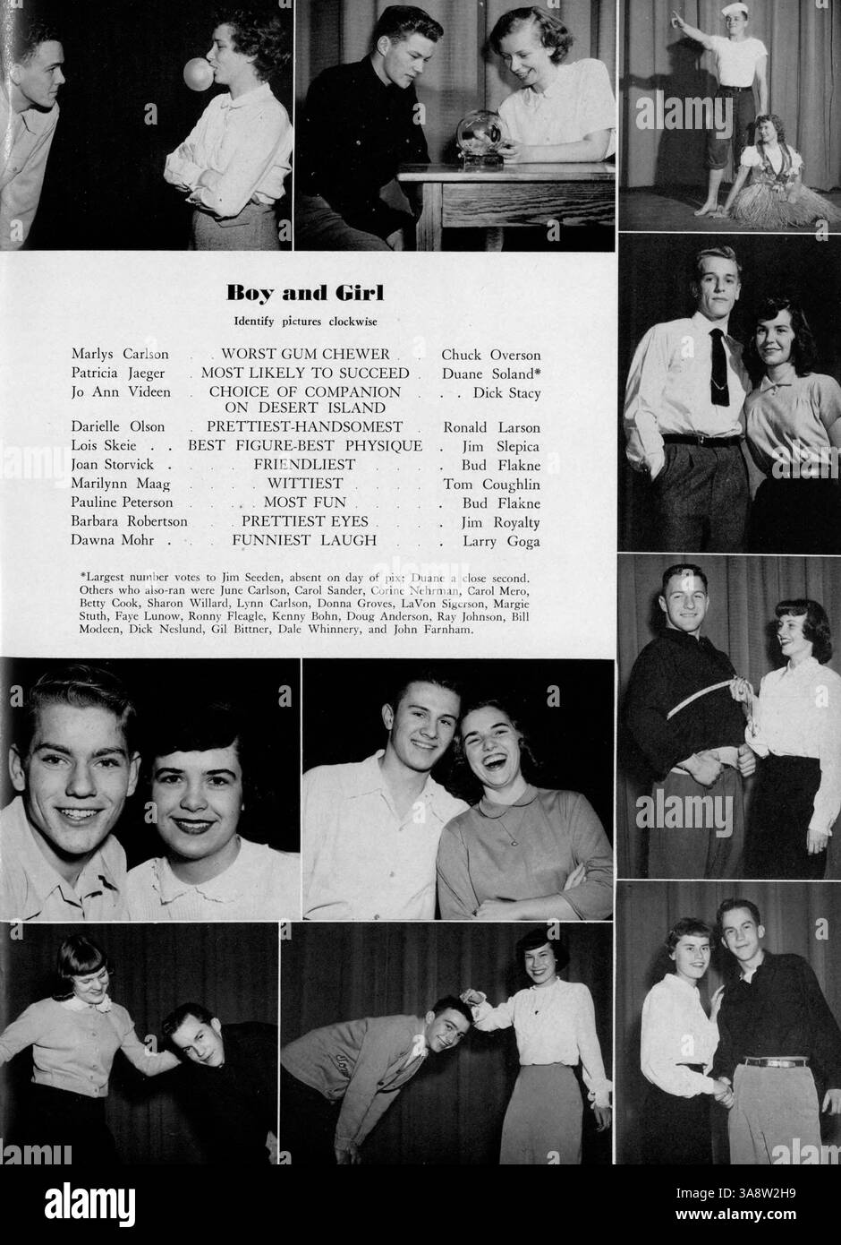 The 1950 Orator Yearbook from Patrick Henry High School records the ...