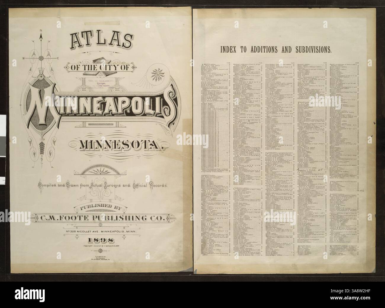 This Atlas of Minneapolis provides a detailed map of the city's ...
