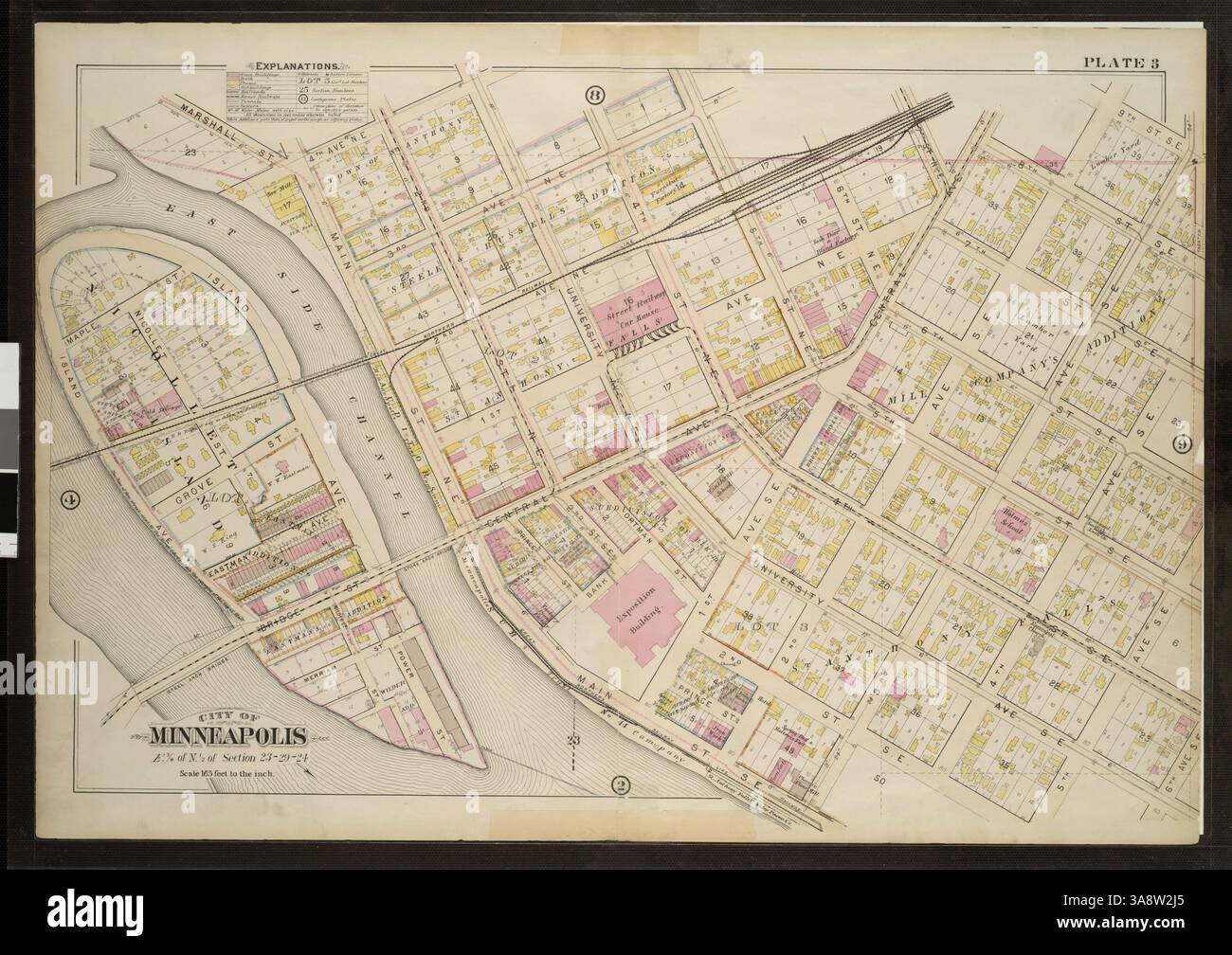 The minneapolis city atlas provides detailed surveys and plats o hi-res ...