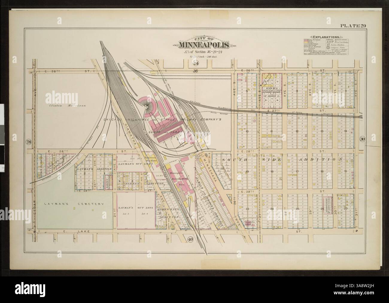 A comprehensive atlas of Minneapolis, featuring plats and surveys ...