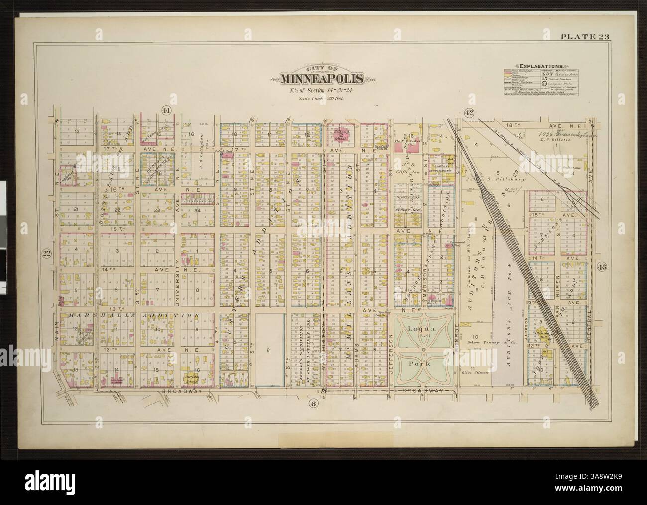 The Minneapolis City Atlas includes detailed surveys of properties ...