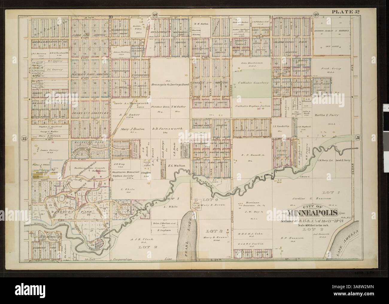 This atlas of Minneapolis includes a comprehensive set of surveys and ...