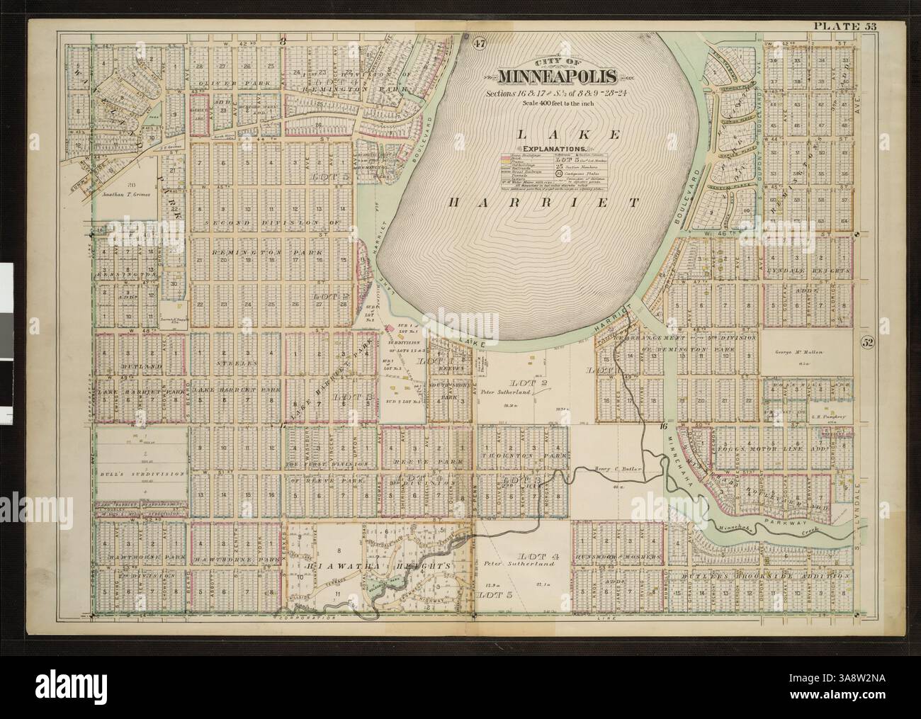 This atlas provides a complete set of surveys and plats of Minneapolis ...