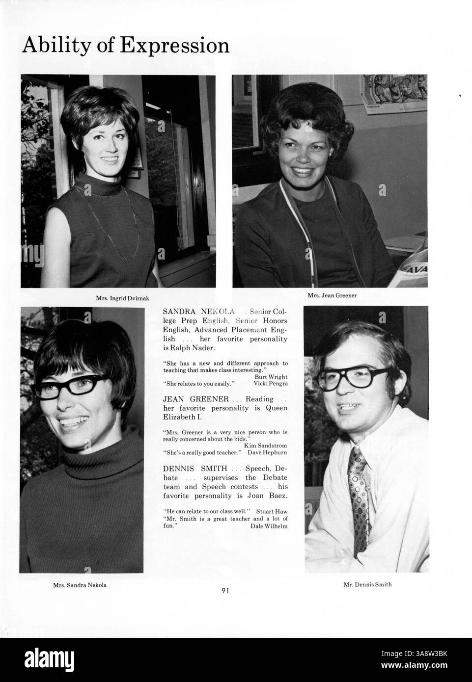 The 1972 'Antler' yearbook from Minnehaha Academy features student ...