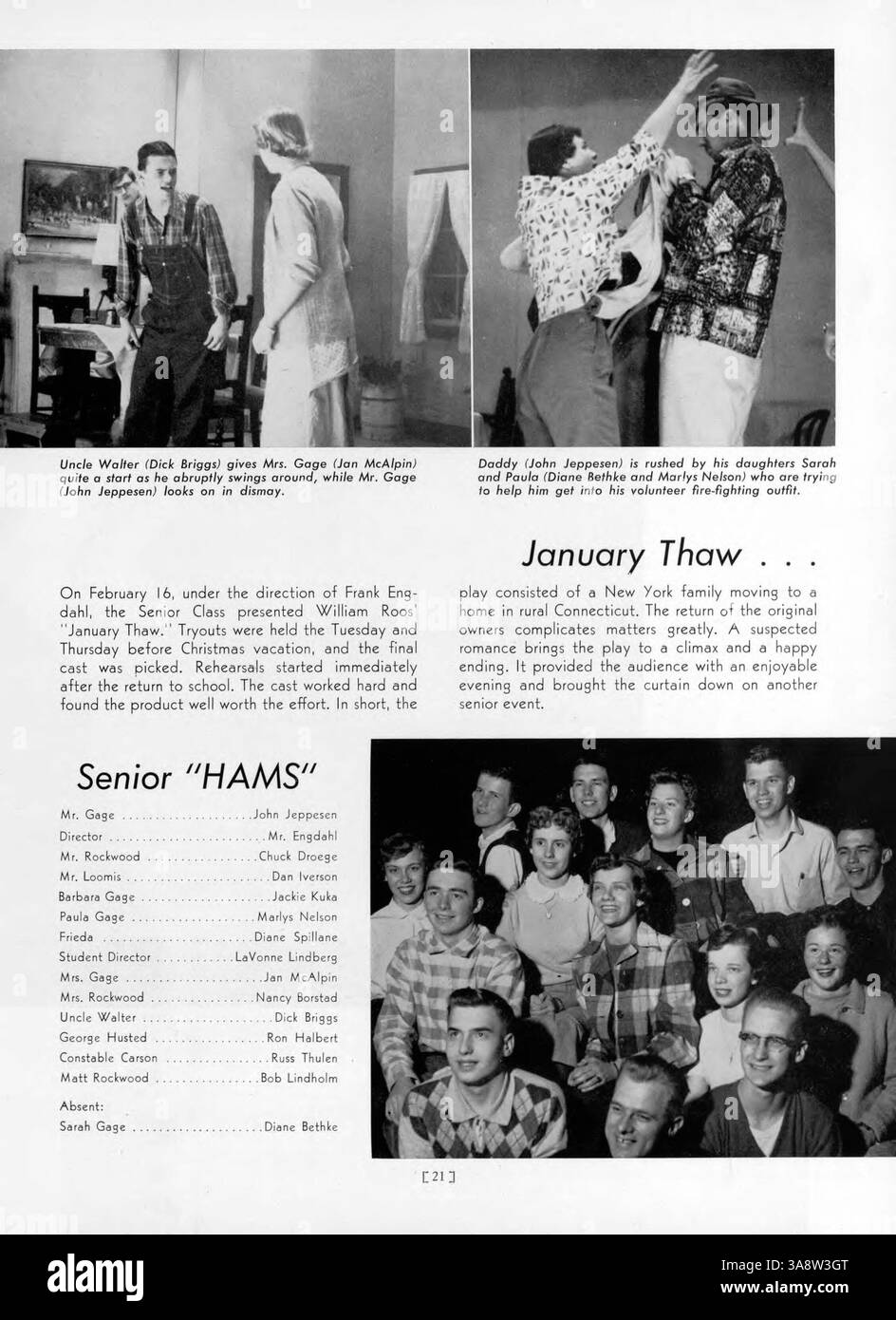 The 1956 'Orator' yearbook from Patrick Henry High School presents an ...