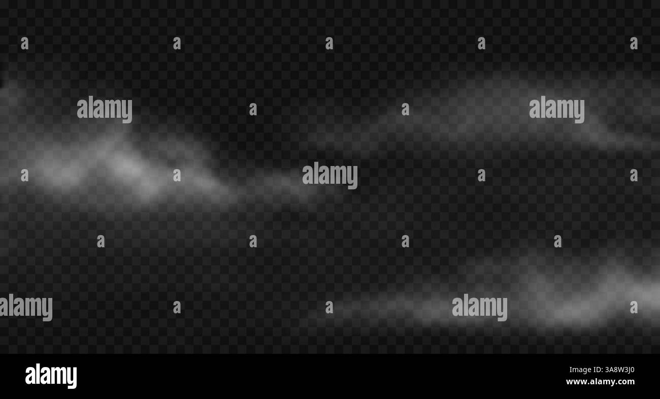 Spooky, mystery smoke on ground and water surface Stock Vector Image ...