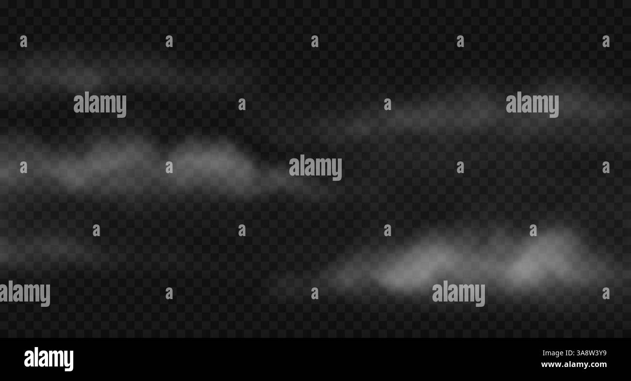 Fog mist sea night Stock Vector Images - Alamy