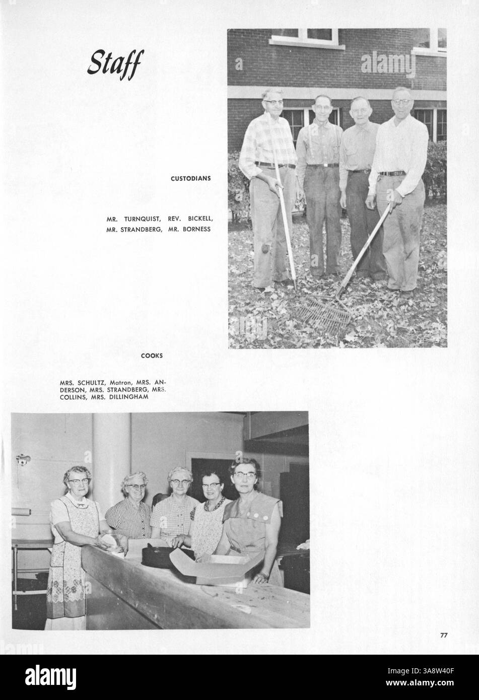 The 1957 'Antler' yearbook highlights the students, faculty, athletic ...