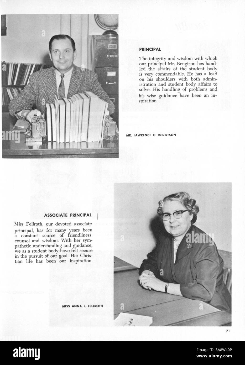 The 1957 'Antler' yearbook reflects the activities and people of ...