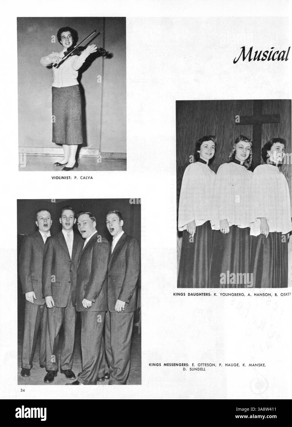 Minnehaha Academy's 1957 'Antler' yearbook presents highlights of ...