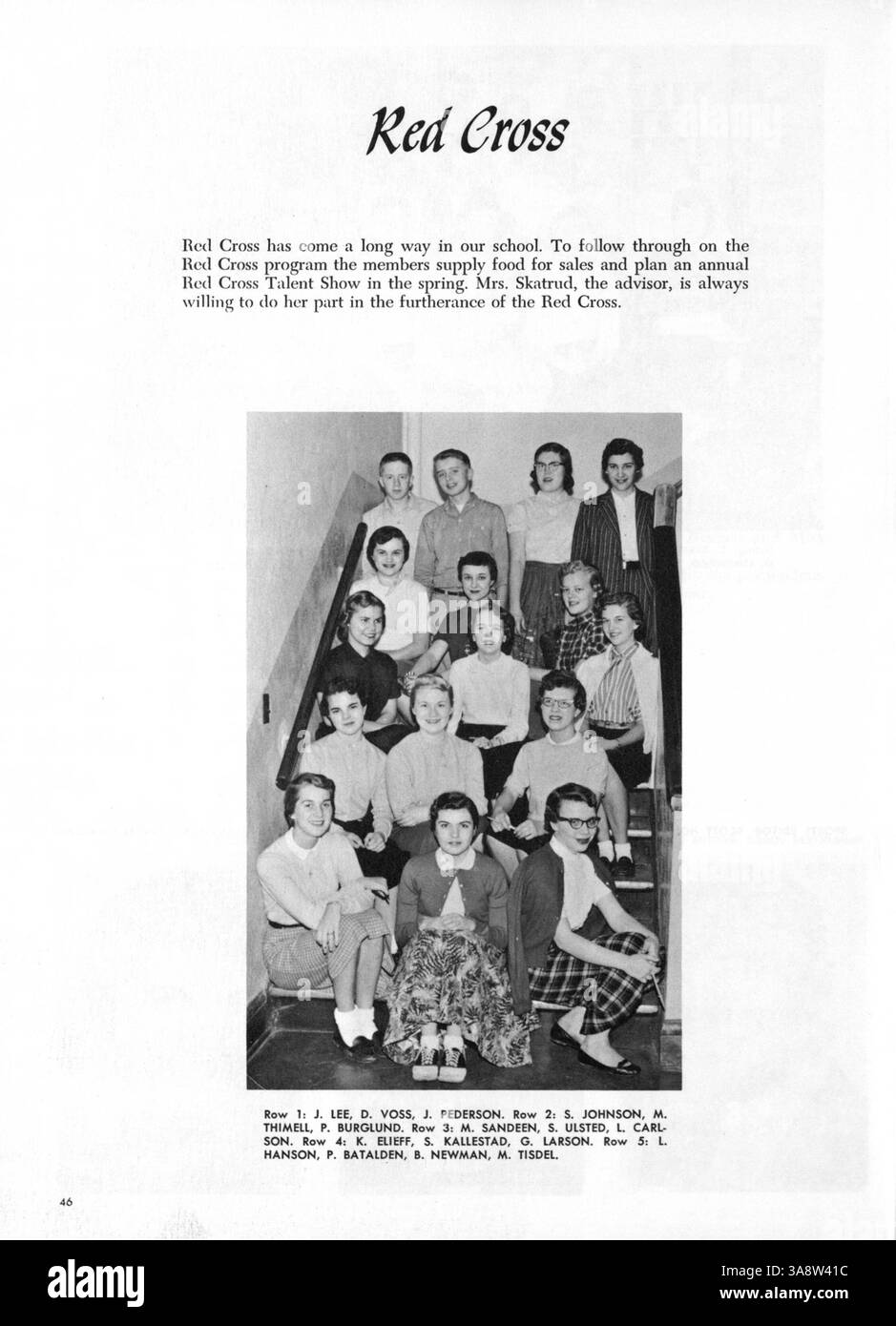 Major school events from the 1956 1957 year hi-res stock photography ...