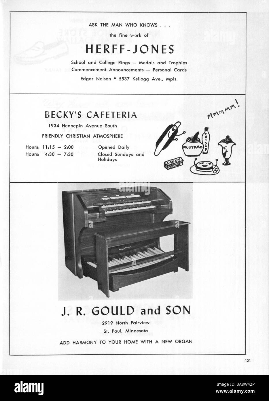 The 1957 'Antler' yearbook captures the academic and social life at ...