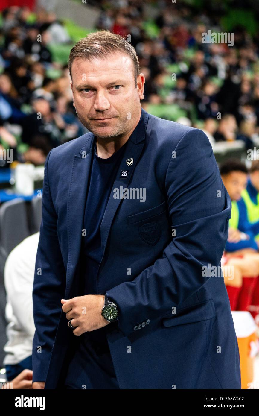 Cranbourne, Victoria, Australia. 29th Mar, 2025. Melbourne Victory FC ...