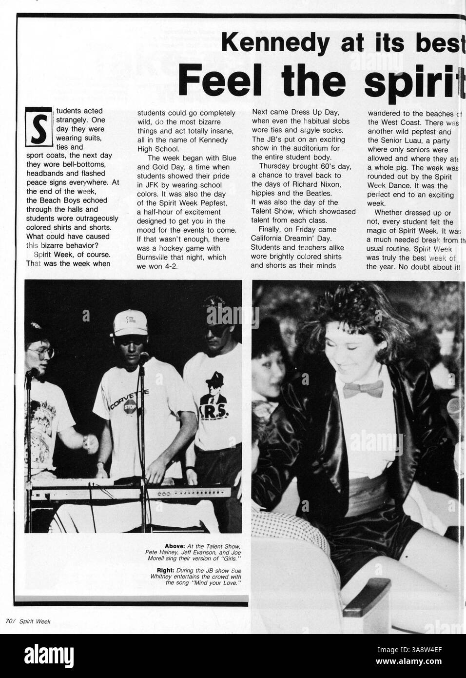 The Kennedy High Yearbook of 1987 reflects on the 1986-1987 school year ...