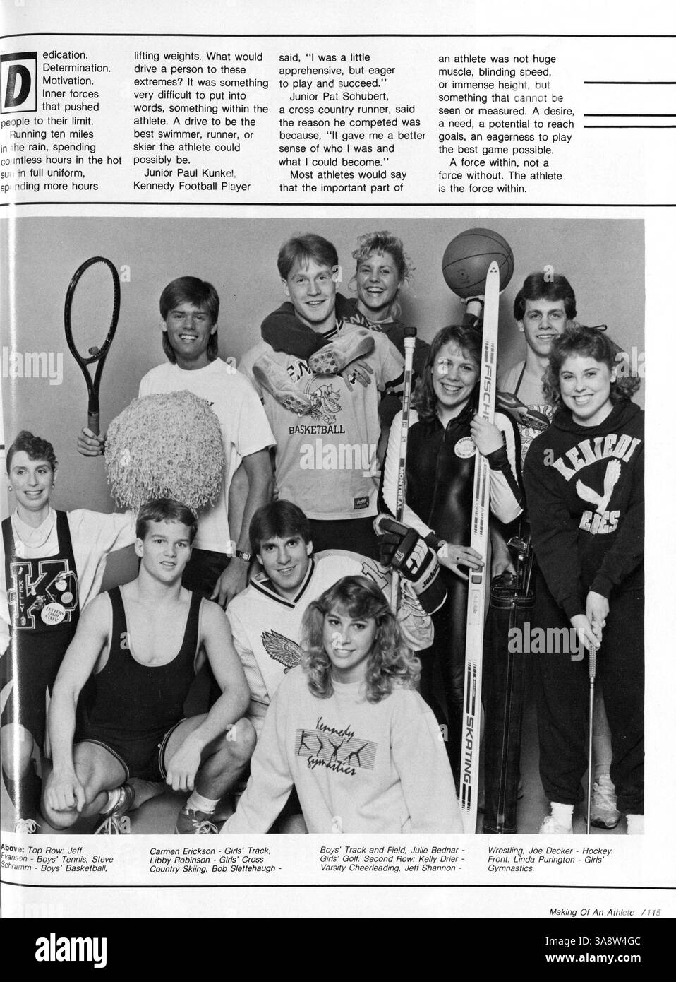 This 1987 Kennedy High Yearbook chronicles the 1986-1987 school year ...