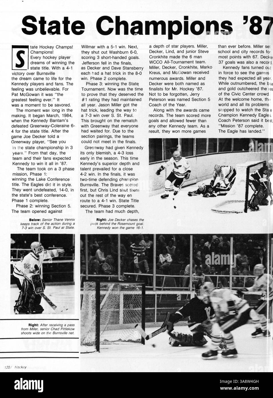 Kennedy High's 1987 yearbook documents the 1986-1987 school year ...