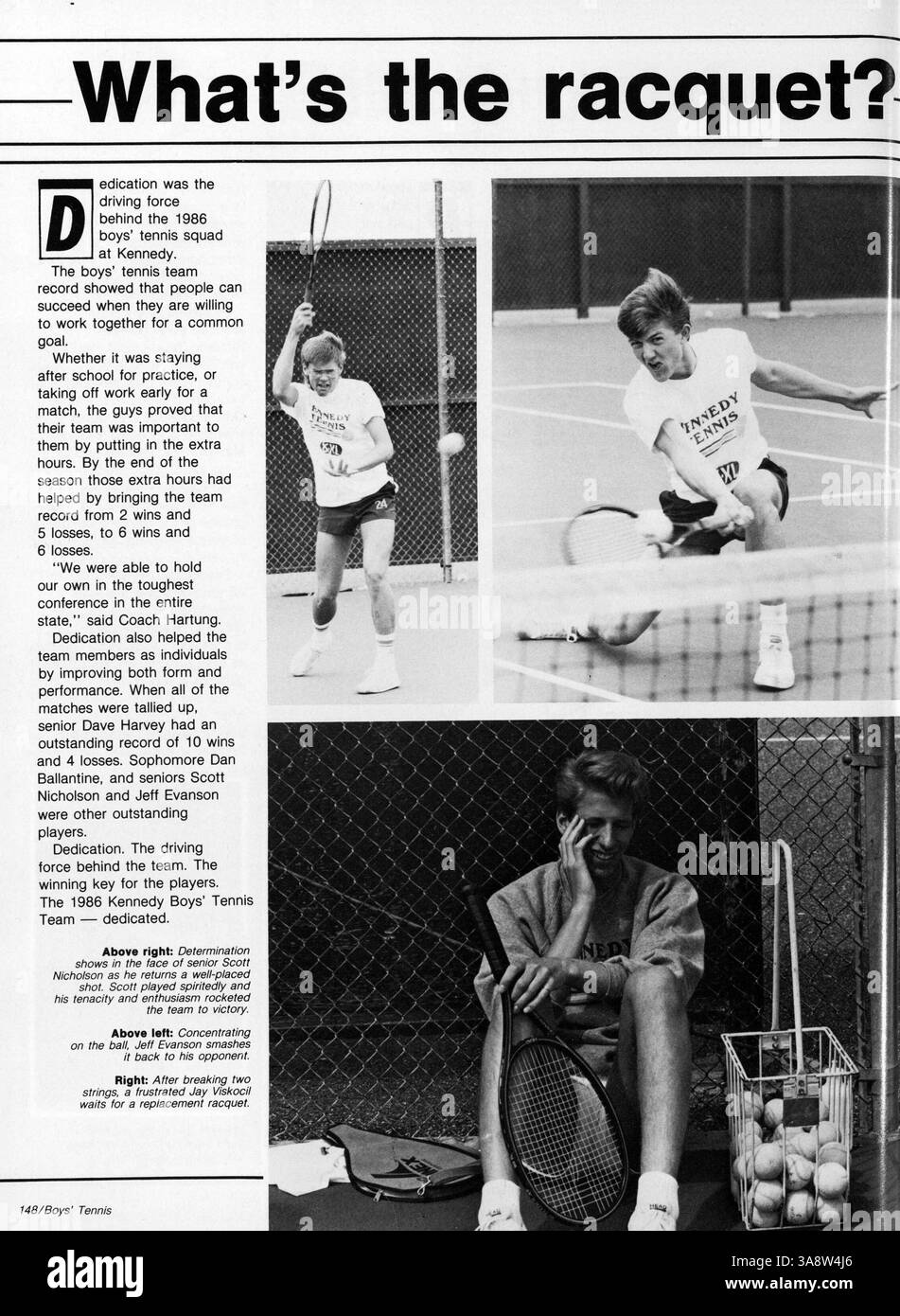 This 1987 yearbook features profiles of students and teachers ...