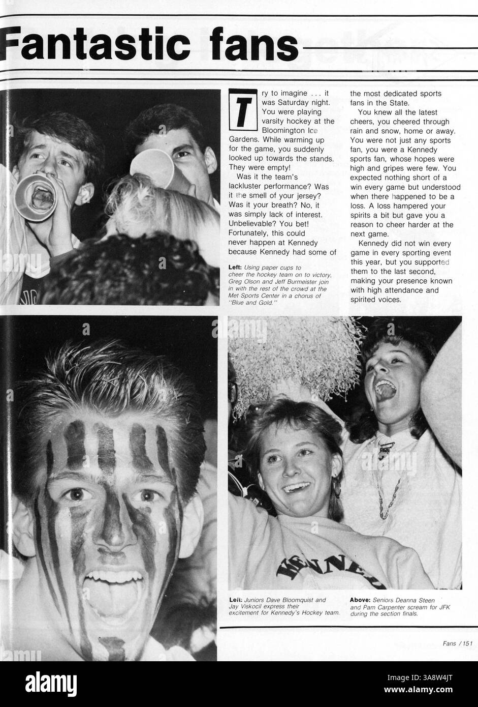 This yearbook from Kennedy High School reflects the 1986-1987 school ...