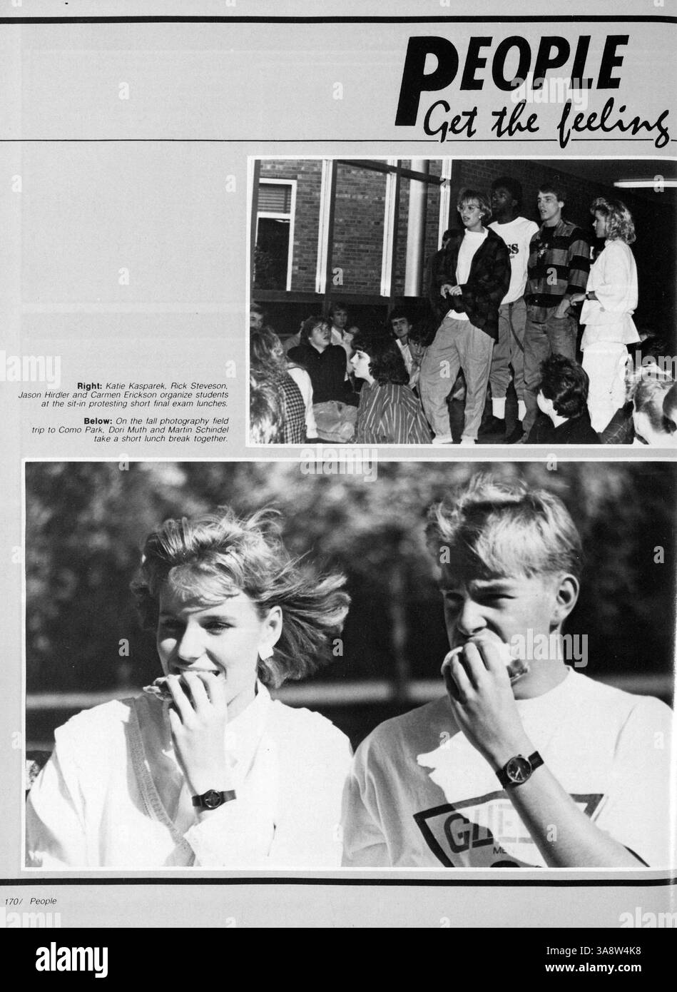 This Kennedy High Yearbook from 1987 captures key events and profiles ...