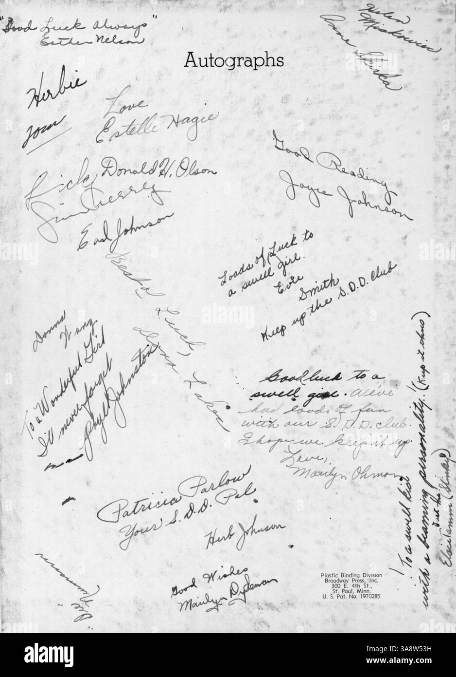 This 1945 'Wizard' yearbook from Edison High School documents student ...