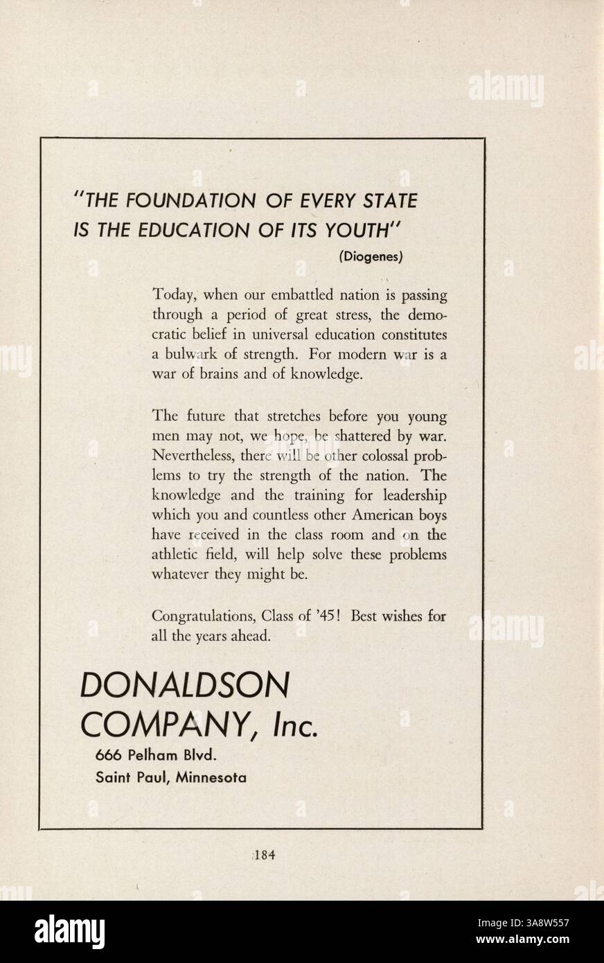Blake School’s 1945 yearbook, 'Call-O'-Pan,' reflects the achievements ...