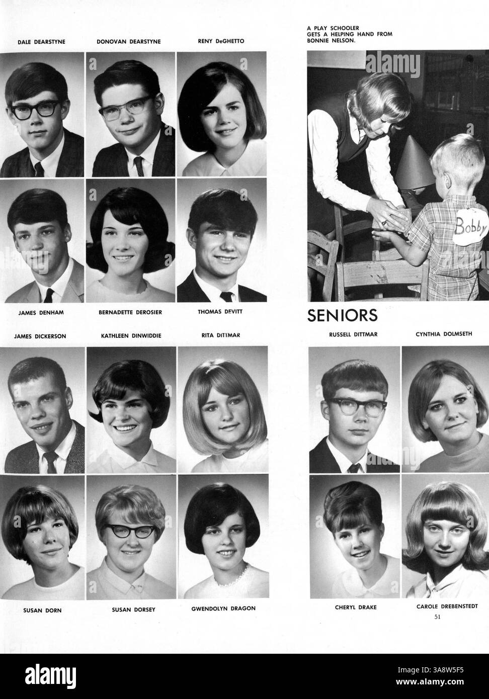 This 1966 high school yearbook from Hopkins High School provides a ...