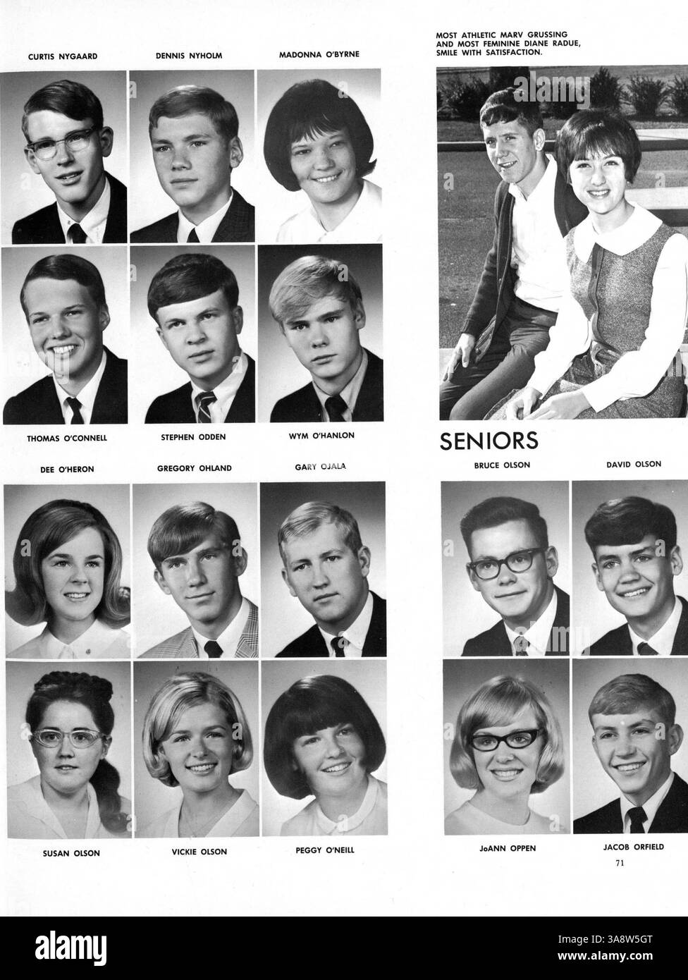 The 1966 Hopkins High School yearbook captures student life, teachers ...