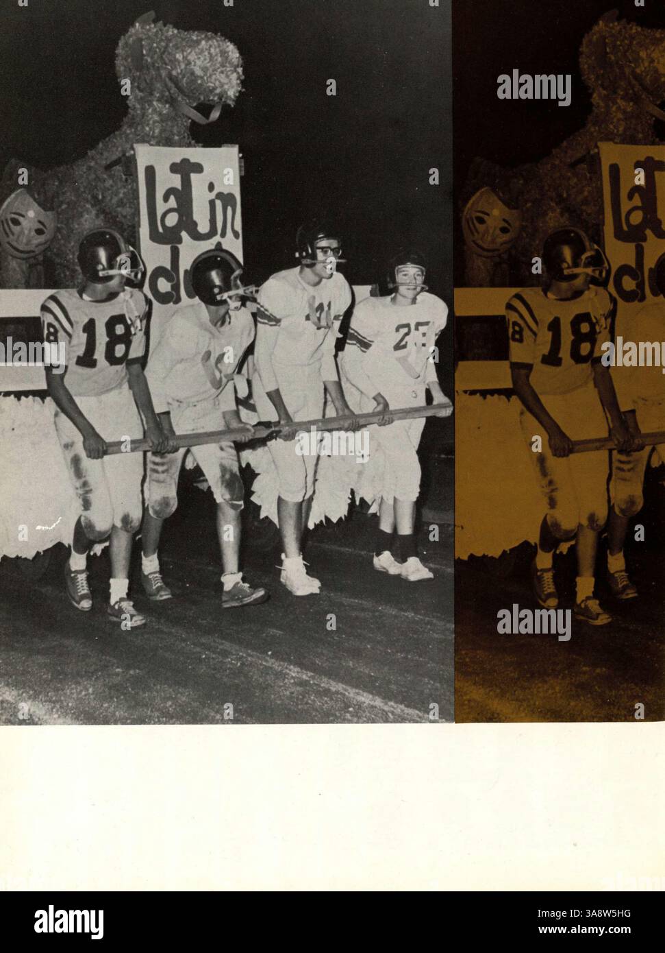 The 1966 hopkins high school yearbook hi-res stock photography and ...
