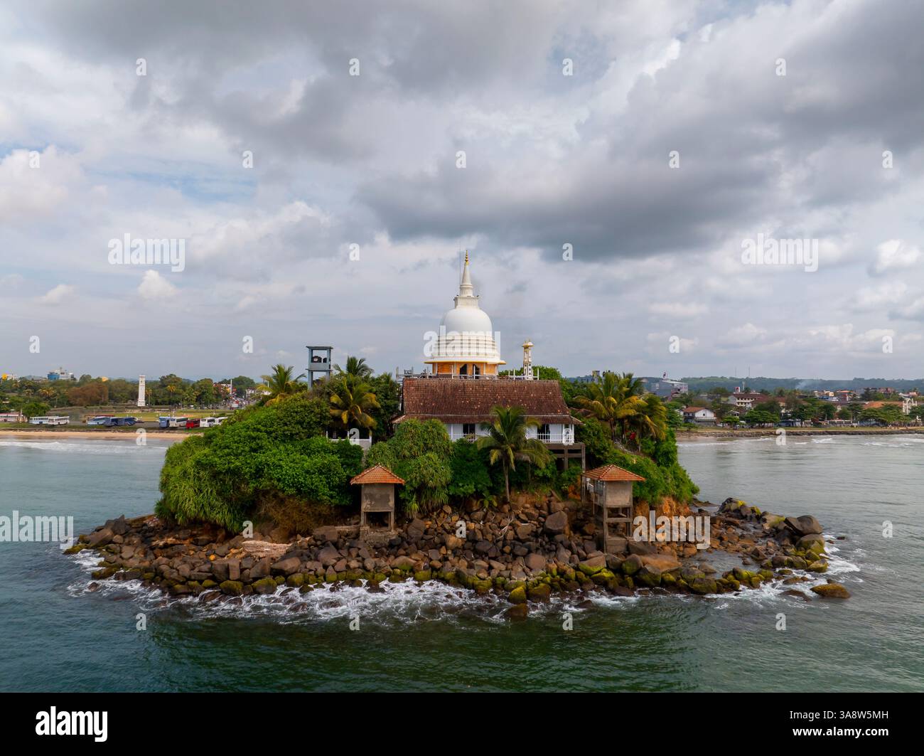 Parewi Duwa Temple is a serene Buddhist temple on a small island in ...