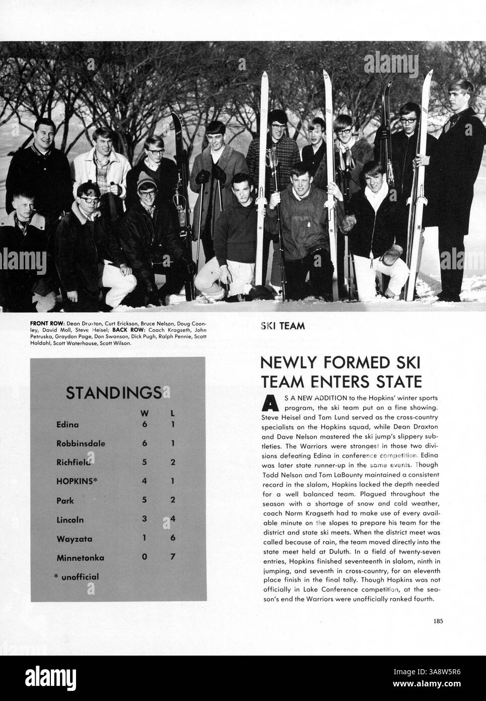 Highlights the 1965 1966 school year with sections on athletics hi-res ...