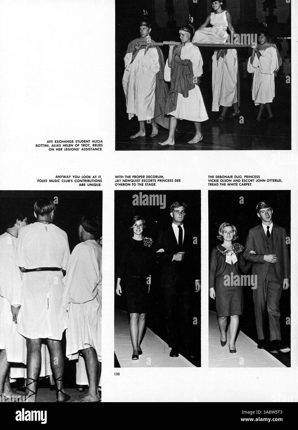 The warrior 66 yearbook highlights student achievements hi-res stock ...