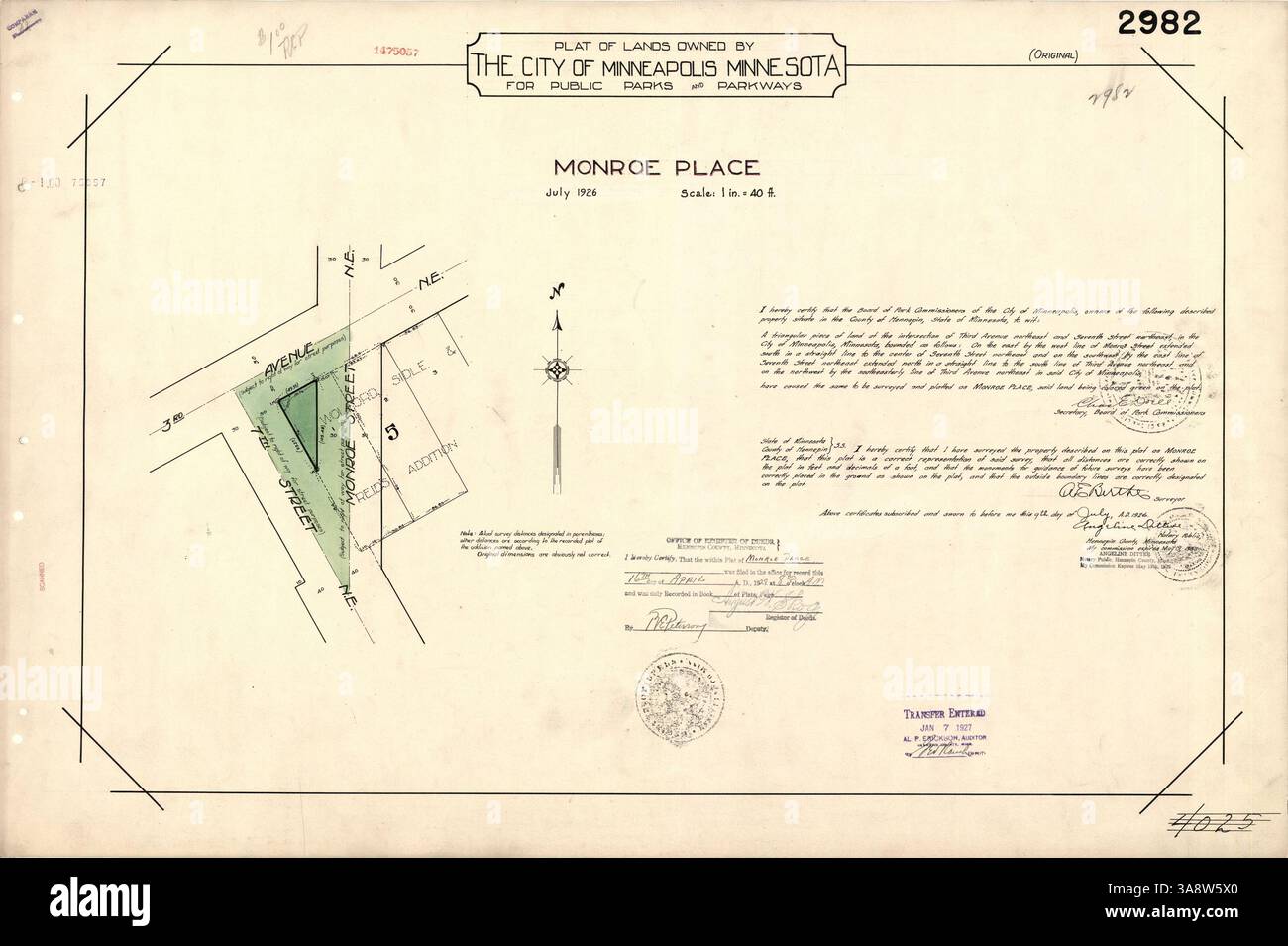 Monroe Place is a residential area located in the Minneapolis Park ...