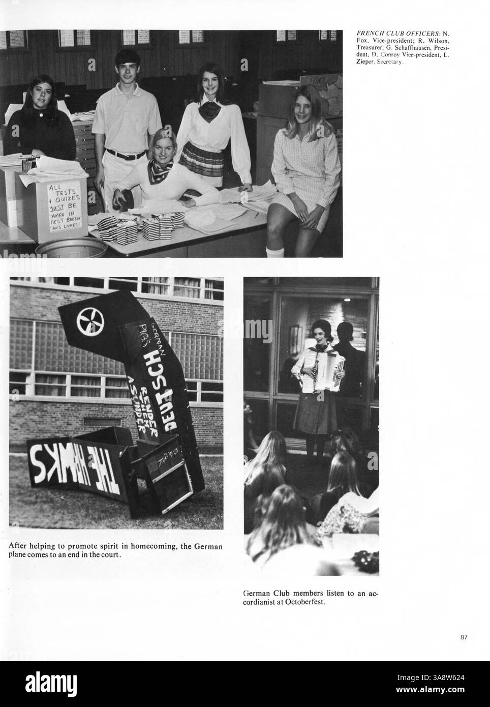 The 1971 Whigrean yearbook documents student life, athletic events ...