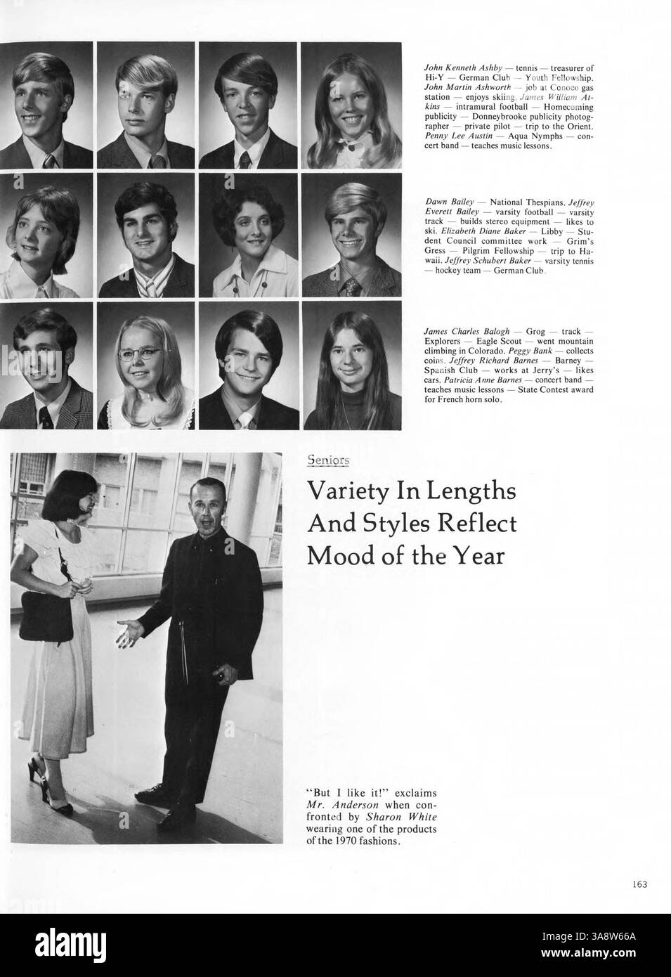 The 1971 Whigrean yearbook from Edina High School captures the ...
