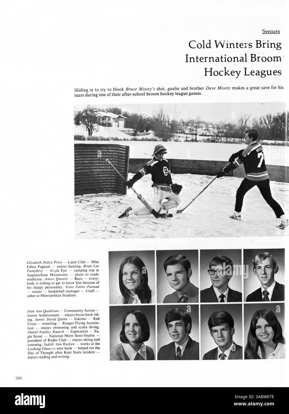 The 1971 Whigrean yearbook captures key elements of the 1970-1971 ...