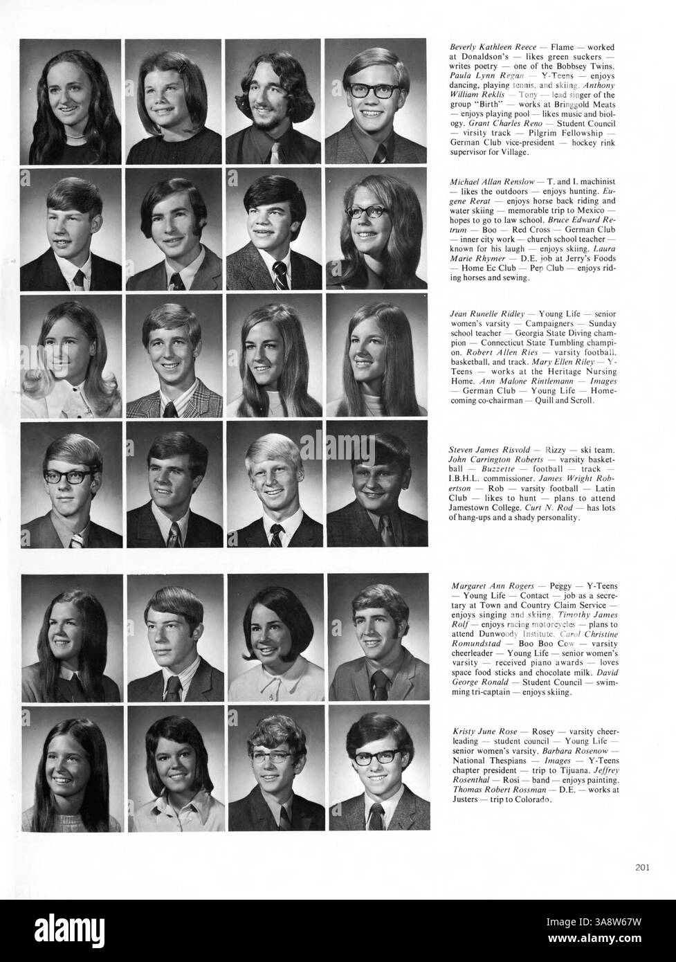 This 1971 Whigrean yearbook from Edina High School documents the 1970 ...