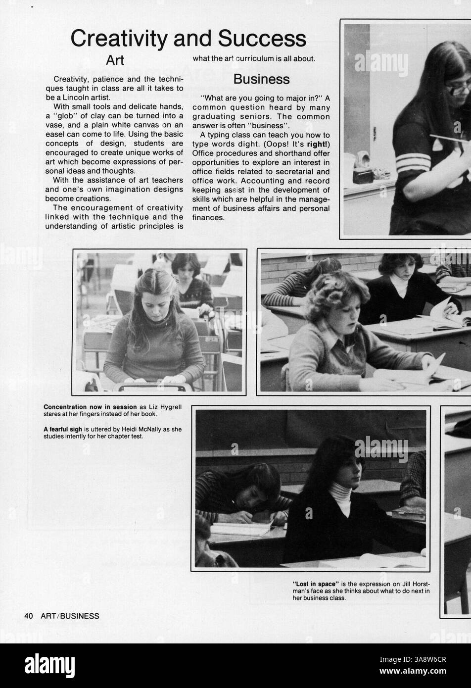 The 'Bear '80' yearbook from Lincoln High School documents the key ...