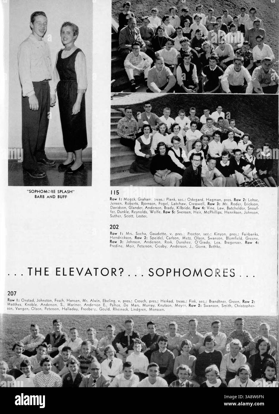 The 1955 Wahian yearbook from Washburn High School highlights the major ...