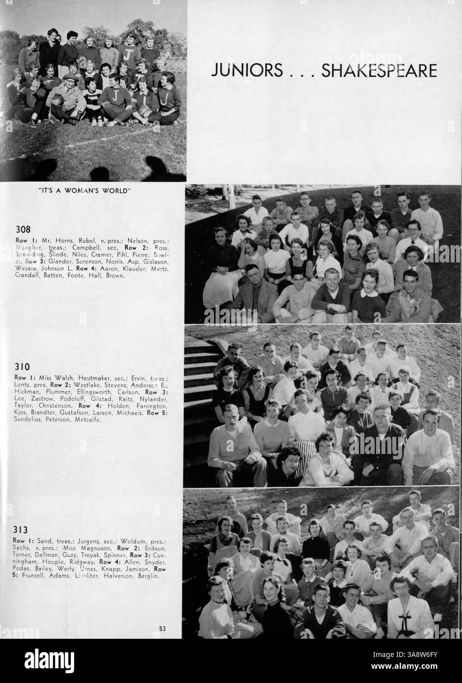 This high school yearbook from Washburn documents significant events ...