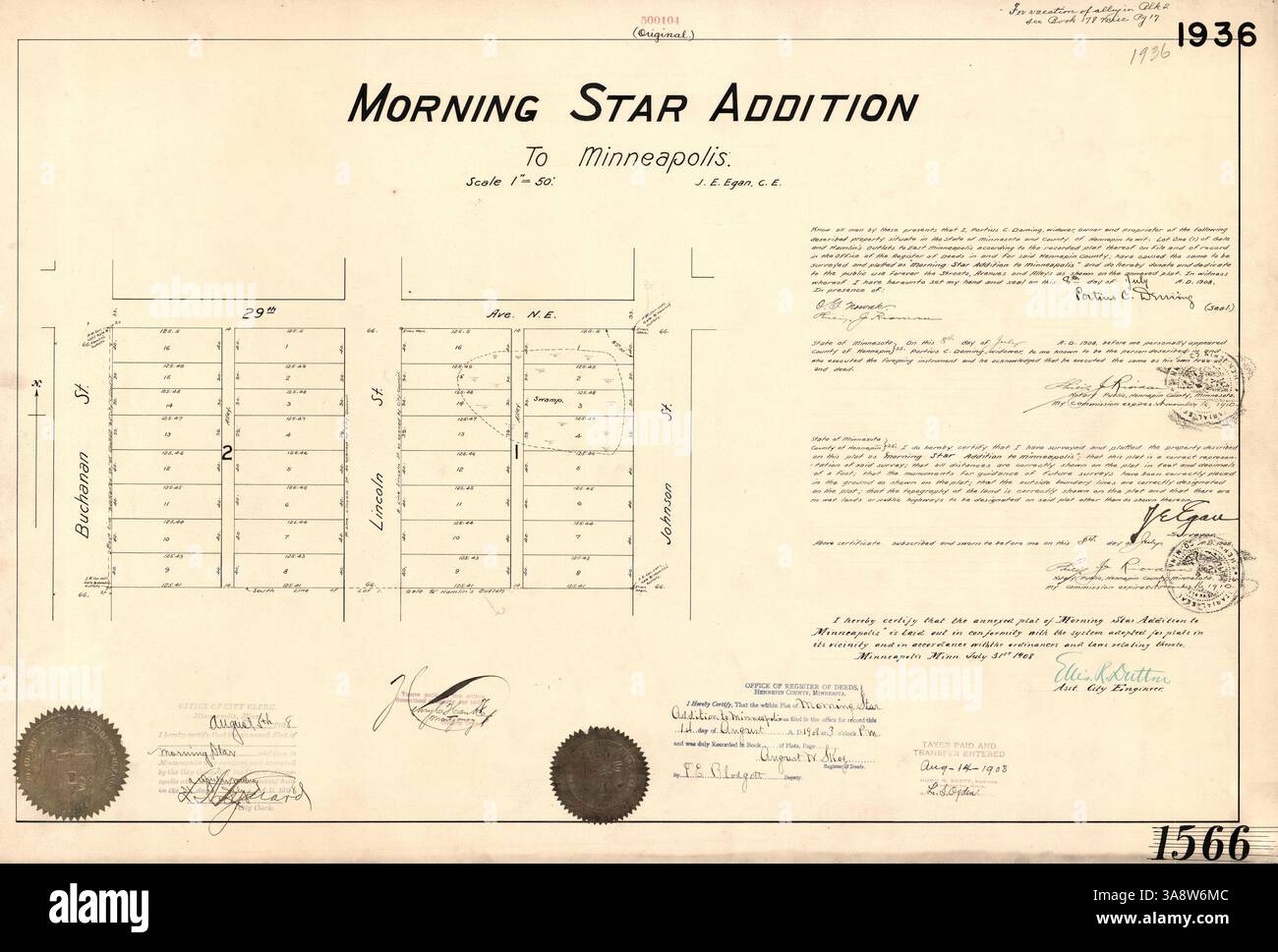 The Morning Star Addition to Minneapolis is a development documented in ...