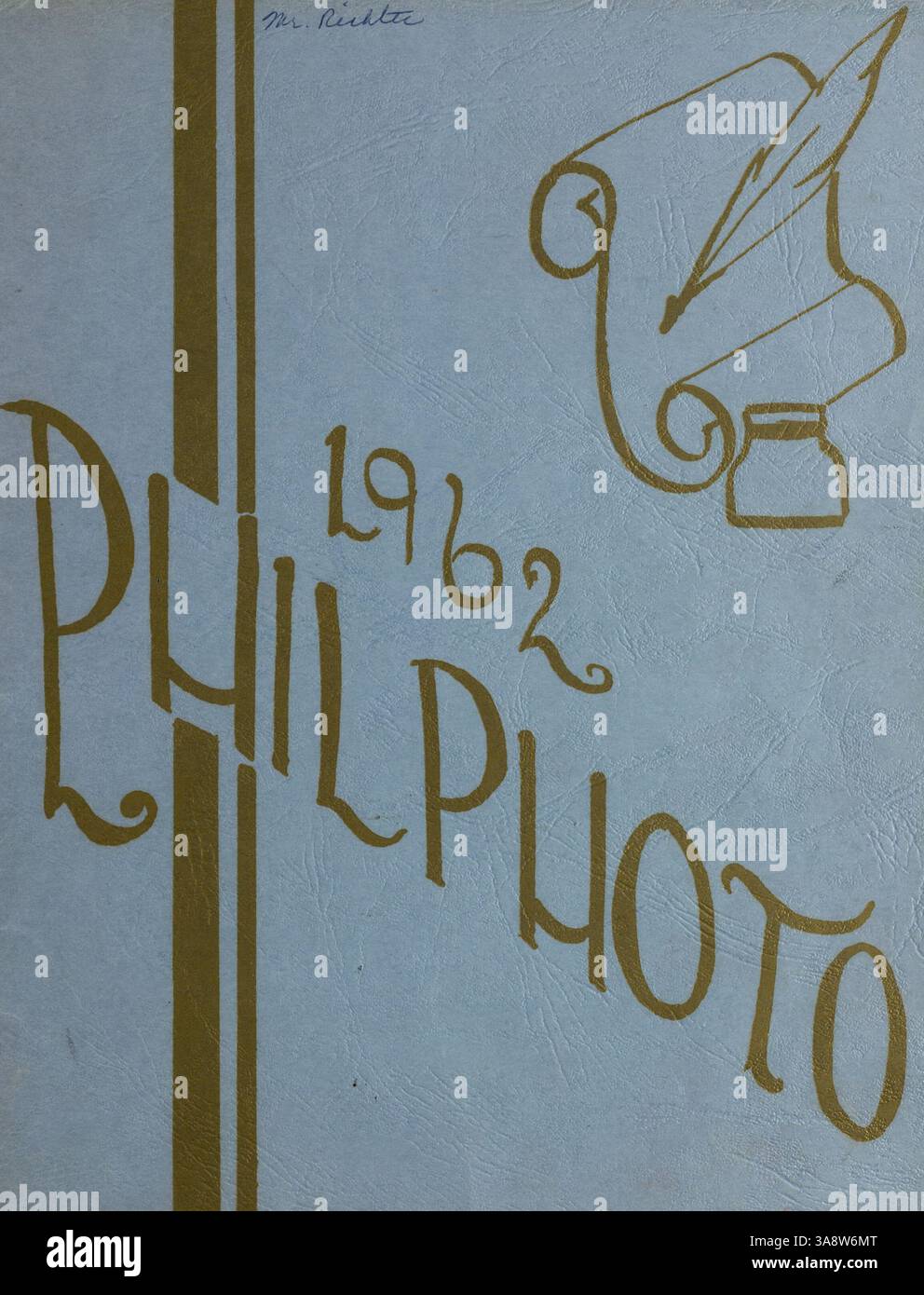 The 1962 phillips jr high yearbook showcases school life hi-res stock ...